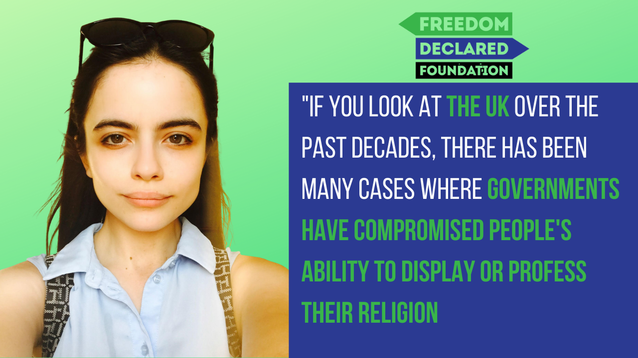 Georgia Gilholy Talks UK Freedom of Religion of Belief | Freedom ...